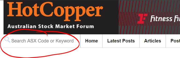 Search a Stock – HotCopper